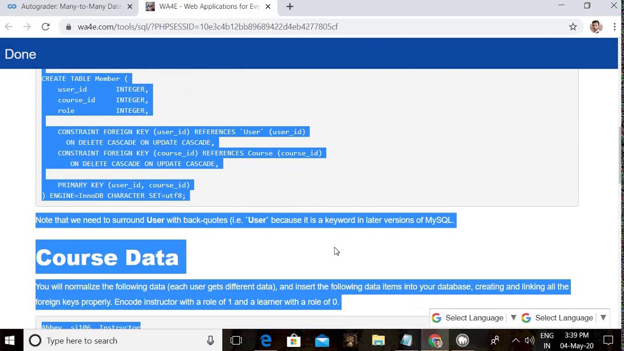 introduction to sql assignment 4