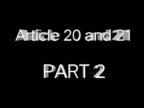 Article 20 and 21 | Satvik School Of Polity |