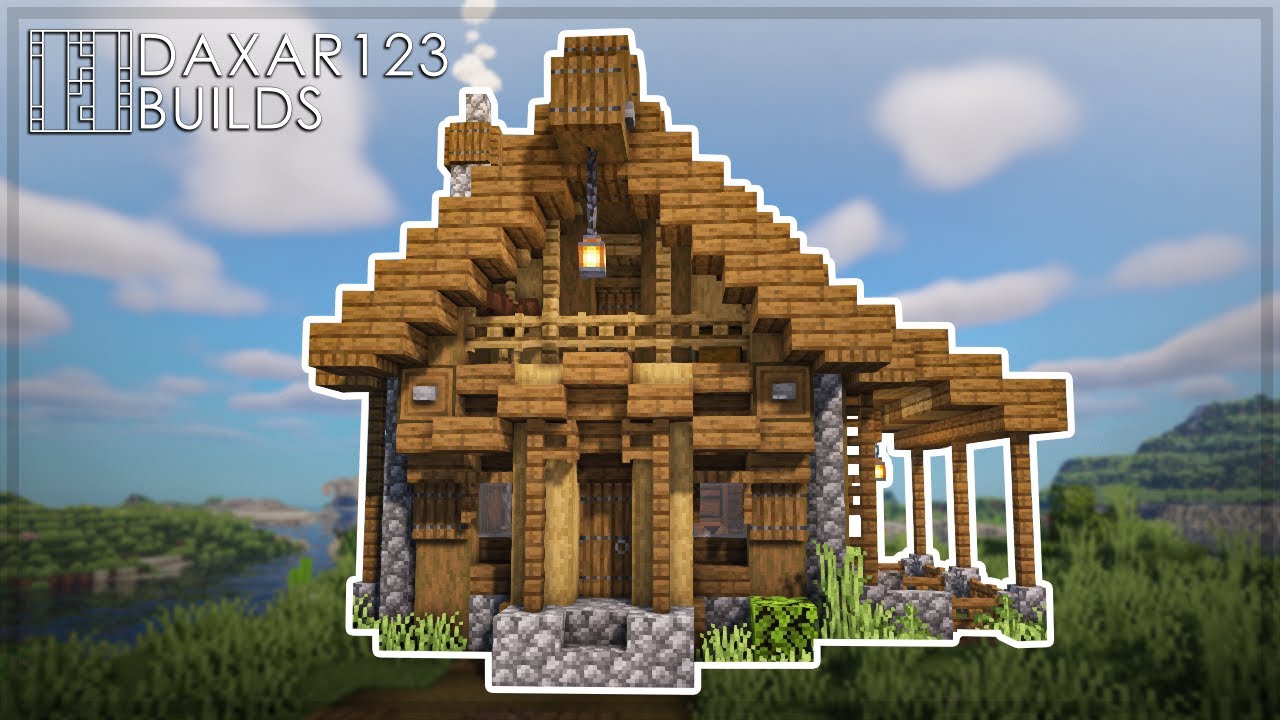 Tiny House in Minecraft | TUTORIAL | HOW to MAKE a Minecraft Base ...