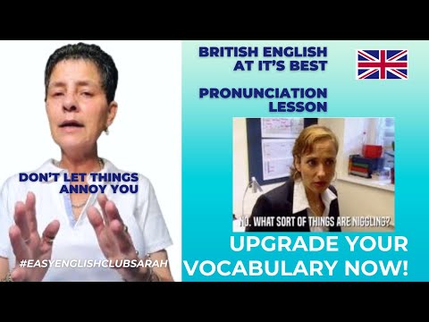How To Pronounce NIGGLE NIGGLING With A British Accent And Example #vocabulary #britishaccent #eng