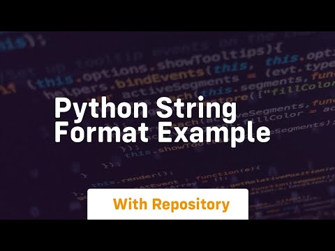 python string format example
