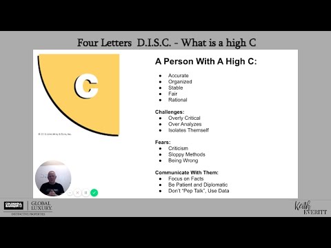 Episode 162 - D.I.S.C. The Characteristics of a High C | Todd Conklin