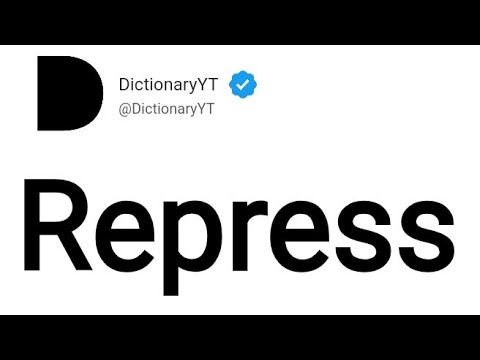 Repress Meaning in English