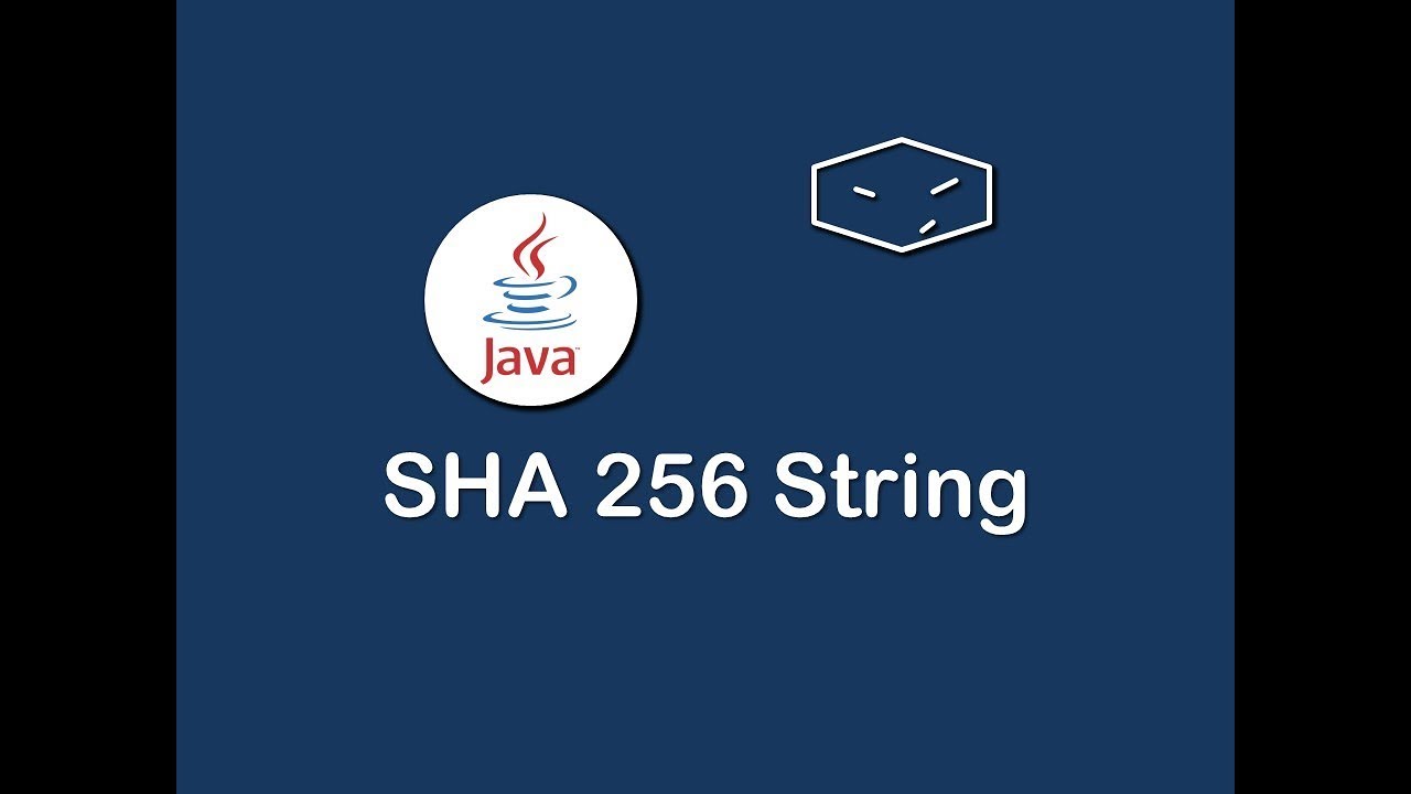 sha 256 string in java