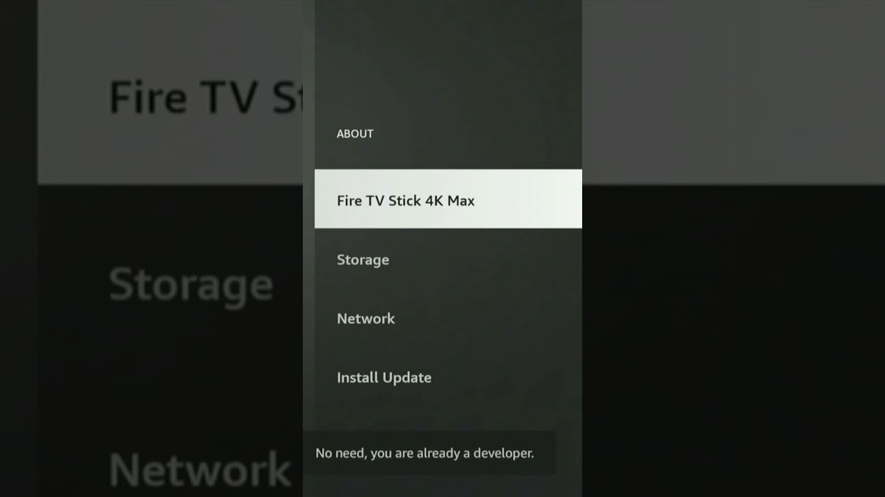 Find Missing Developer Options on Firestick 4k Max (Short Tutorial)