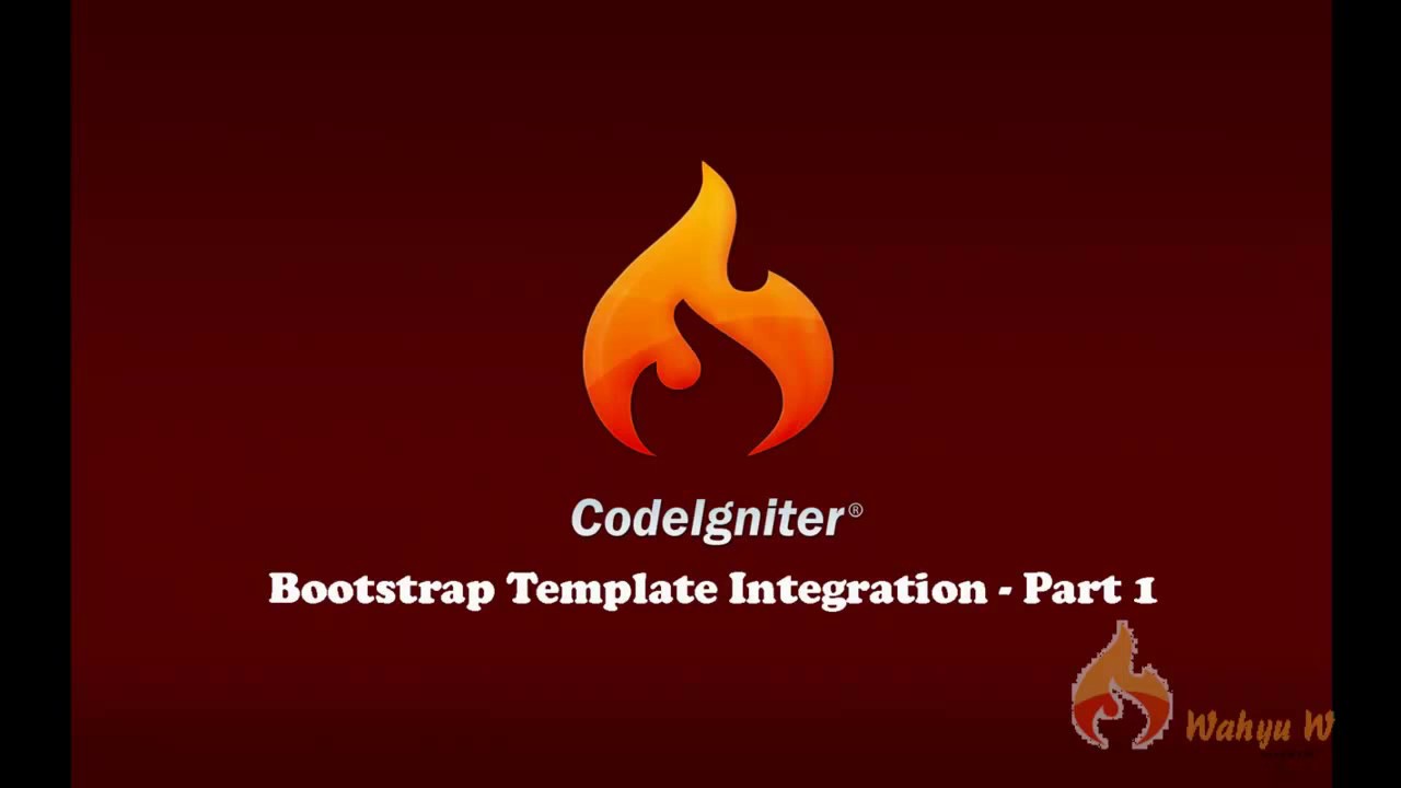 CodeIgniter Tutorial : Bootstrap Template Integration - Part 1