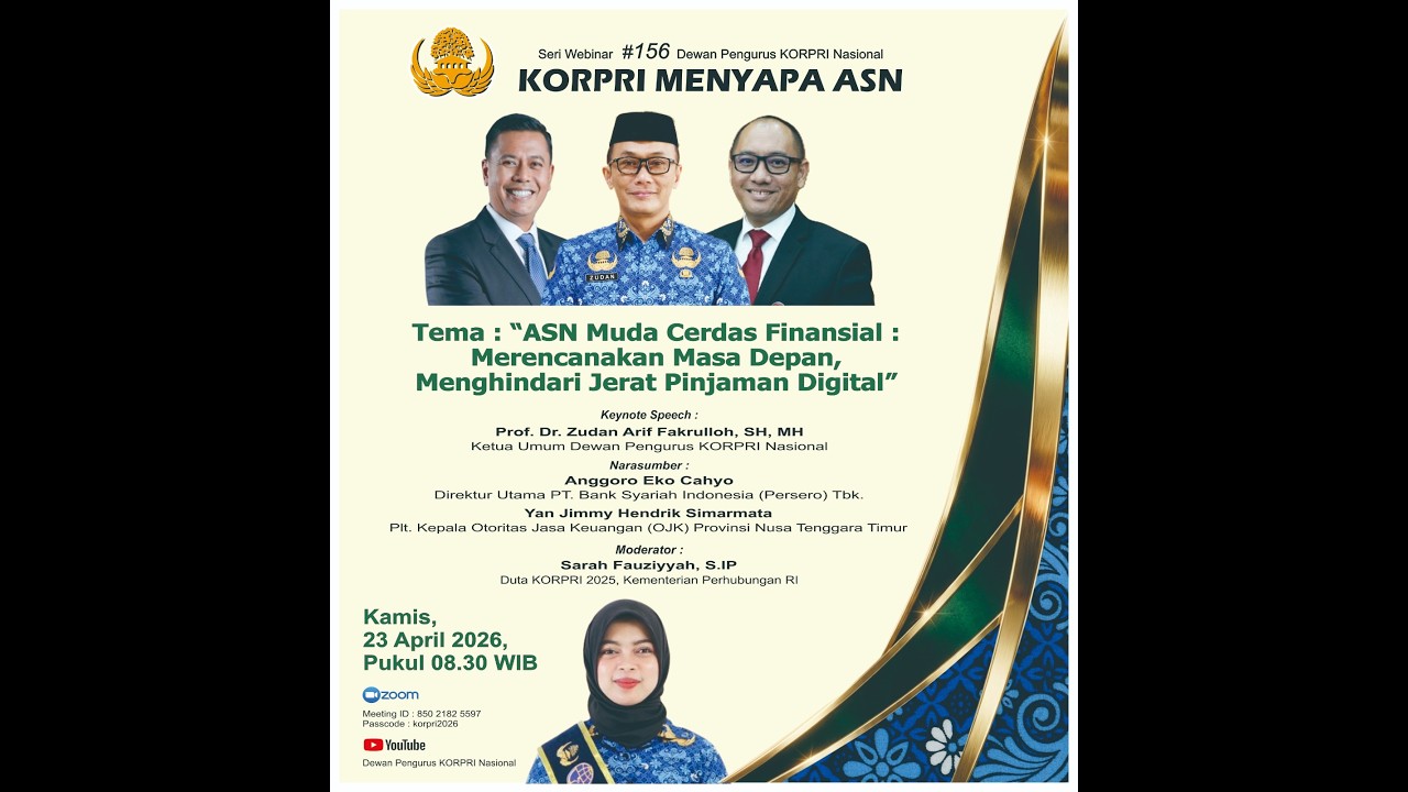 ASN Muda Cerdas Finansial:Merencanakan Masa Depan, Menghindari Jerat Pinjaman Digital I DPK Nasional