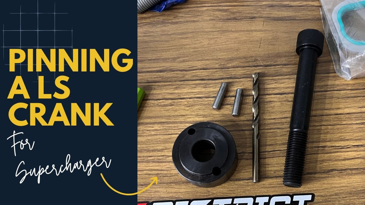 Pinning a ls Crank for superchargers !