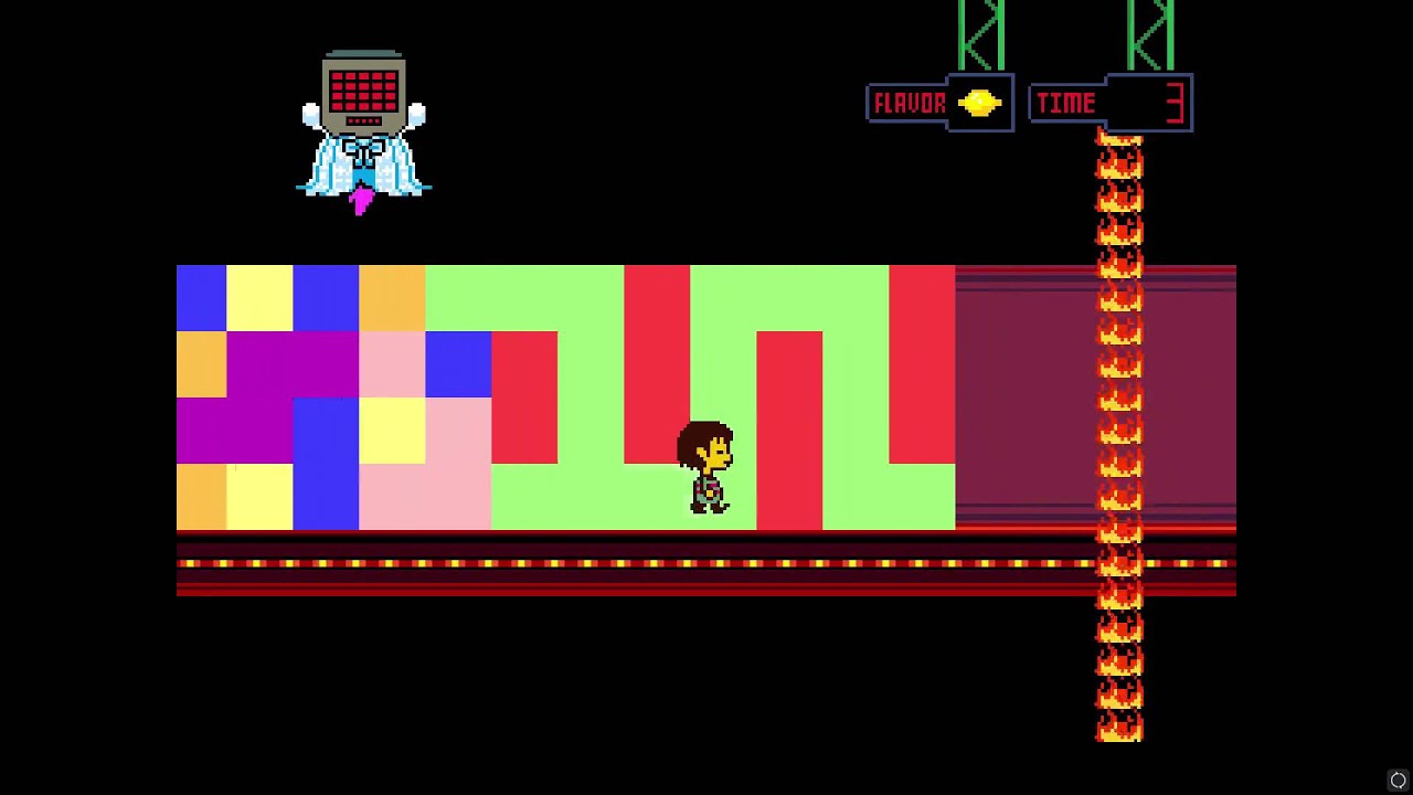 Undertale - Beating Mettaton's Tile Puzzle