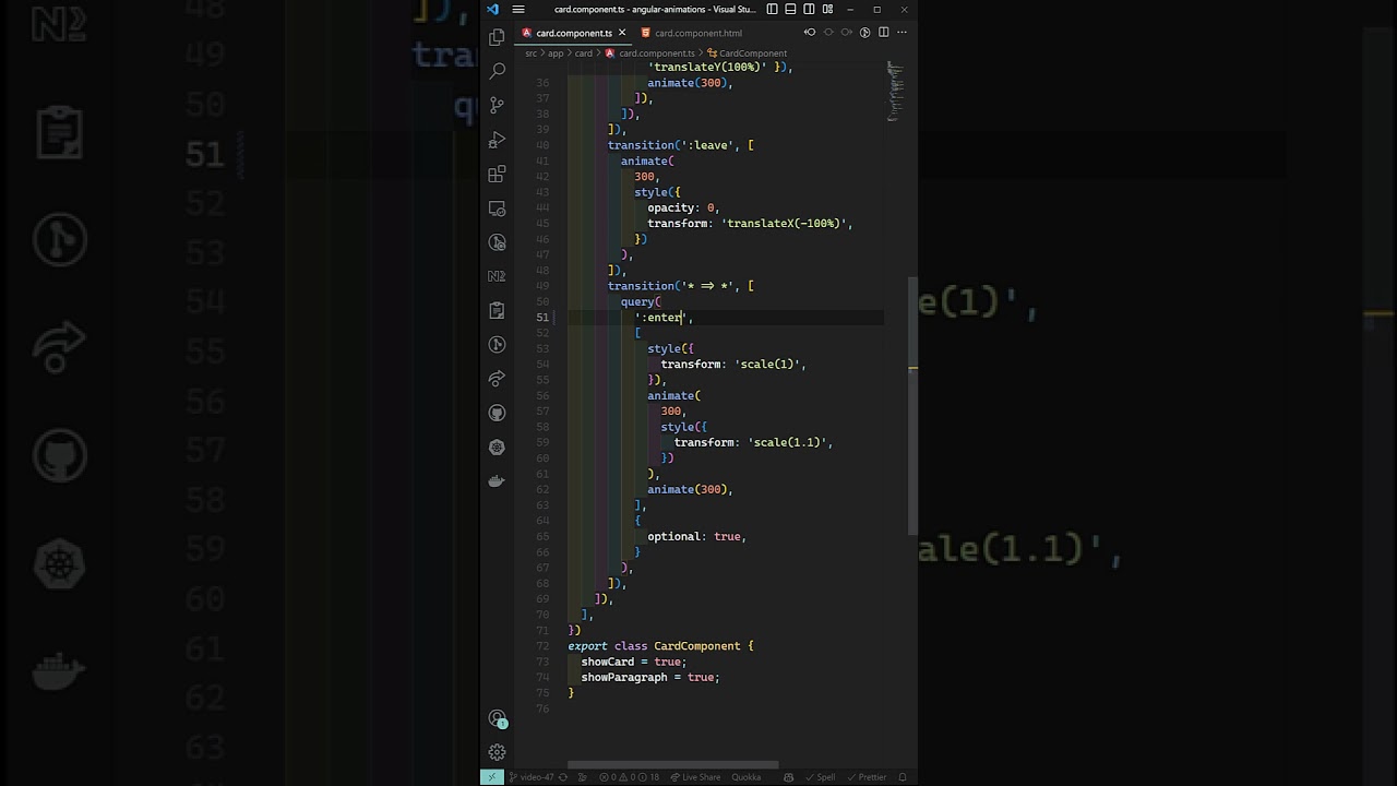 Animate Dynamic added element using query animation method - Angular16 #leelawebdev #angular