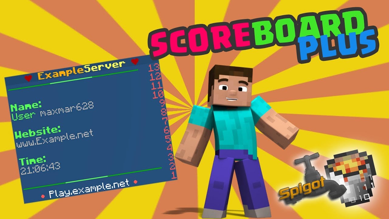 Minecraft Plugin Tutorial: ScoreboardPlus