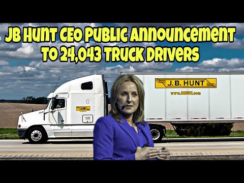 JB Hunt Announcement, 94 Yr Old Trucking Company Closing Terminal & 1,000 Tires Slashed!