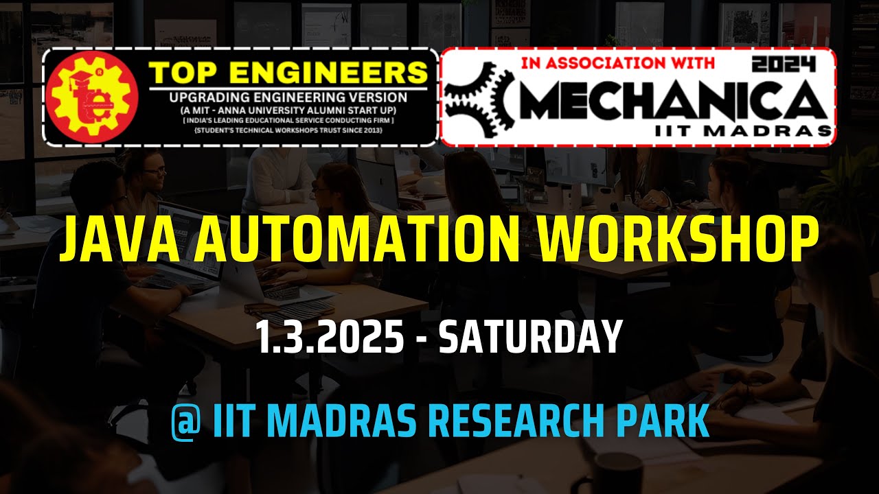 JAVA AUTOMATION WORKSHOP | TOP ENGINEERS | 1.3.2025