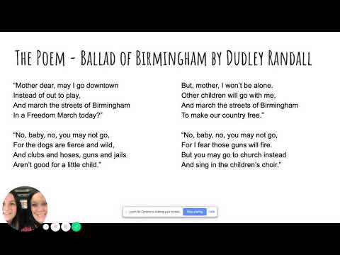 Ballad of Birmingham Google Slides 1