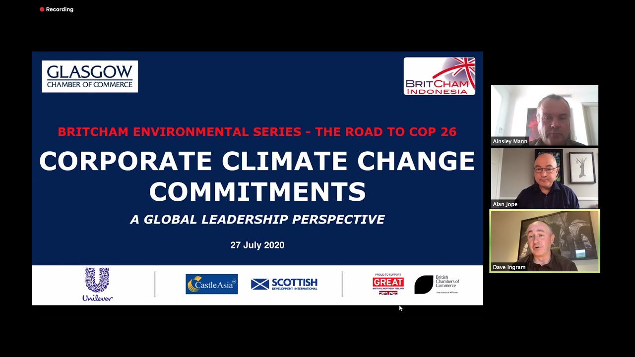Corporate Climate Change Commitments - A Global Leadership Perspective