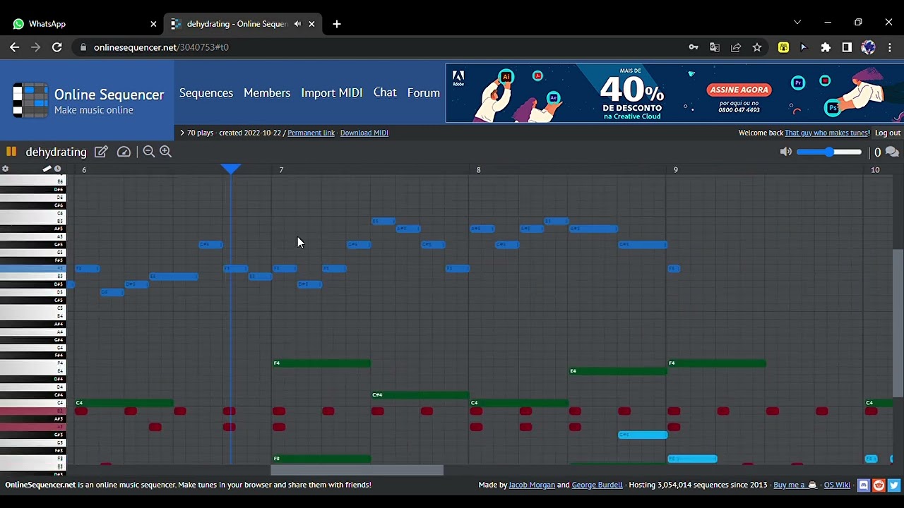 Dehydrated- Online Sequencer remix