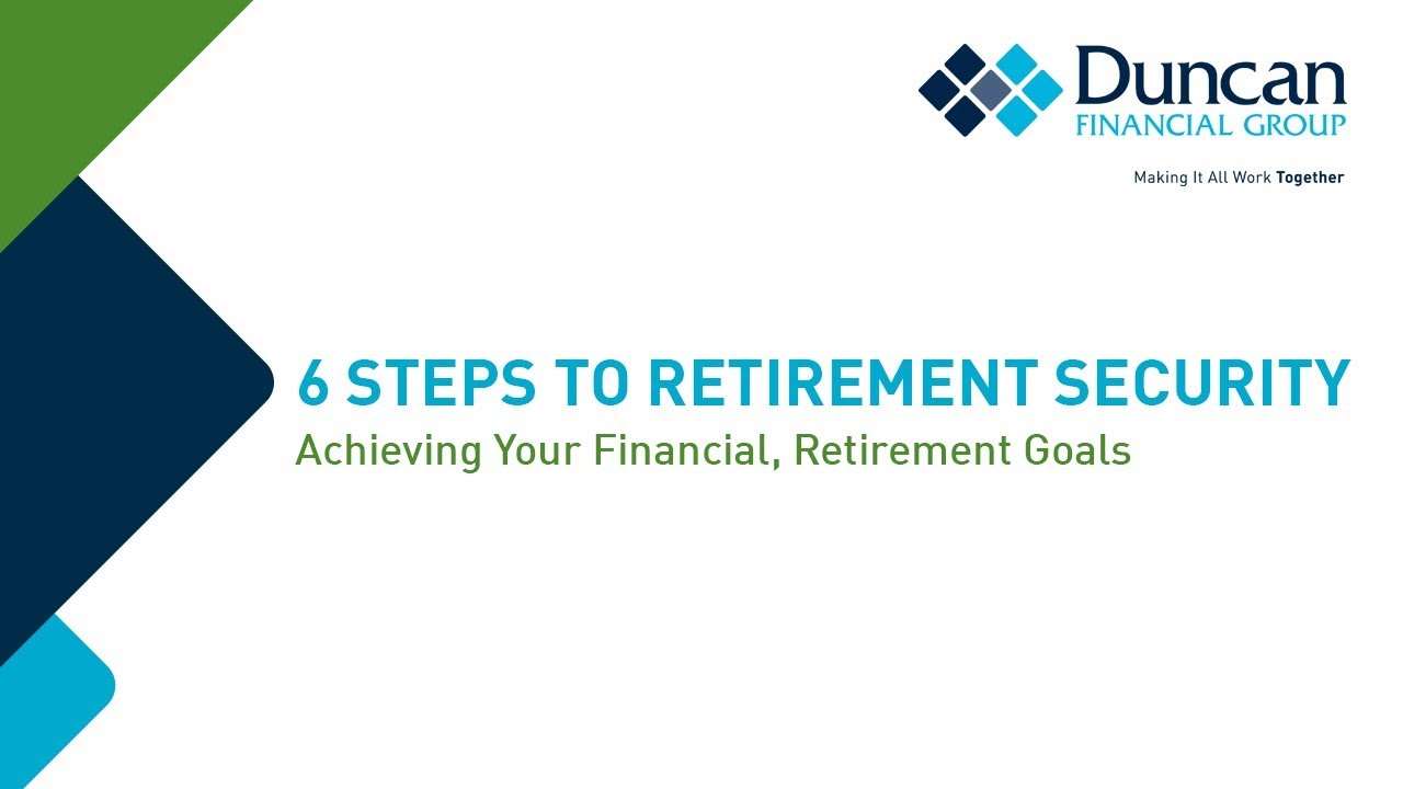 6 Steps to Retirement Security