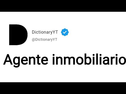 Agente inmobiliario Meaning in English