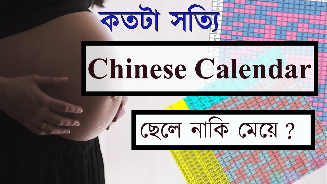📅 Chinese Calender 🗓️ kotota sothik? The Bong Parenting