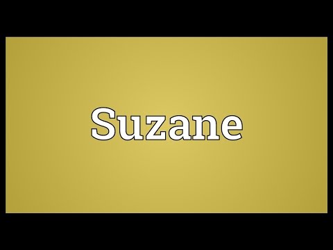 Suzane Meaning