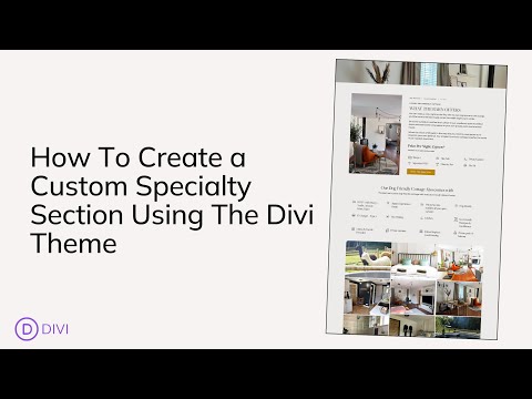 How To Create a Custom Mobile Responsive Specialty Section Using The Divi Theme