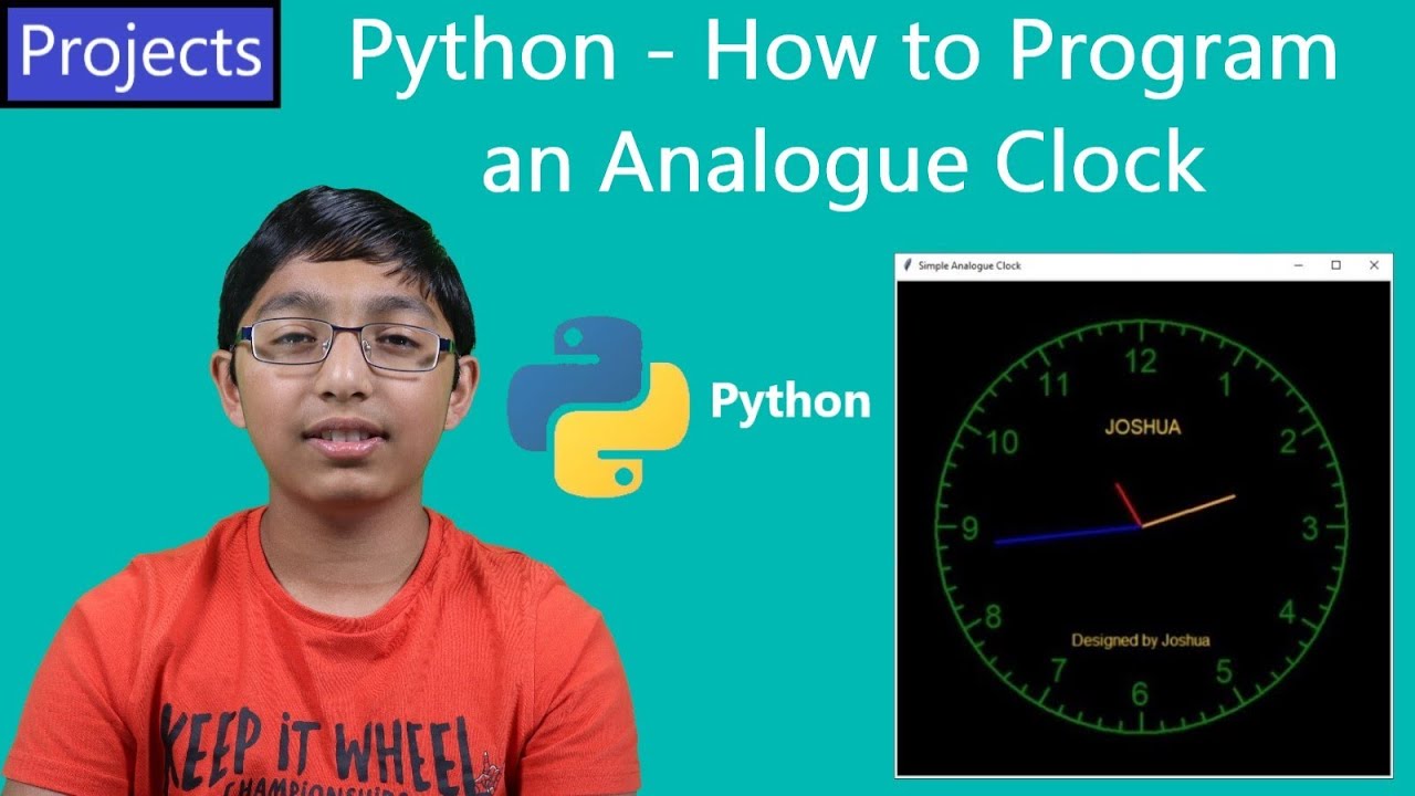 Python - How to Program an Analogue Clock