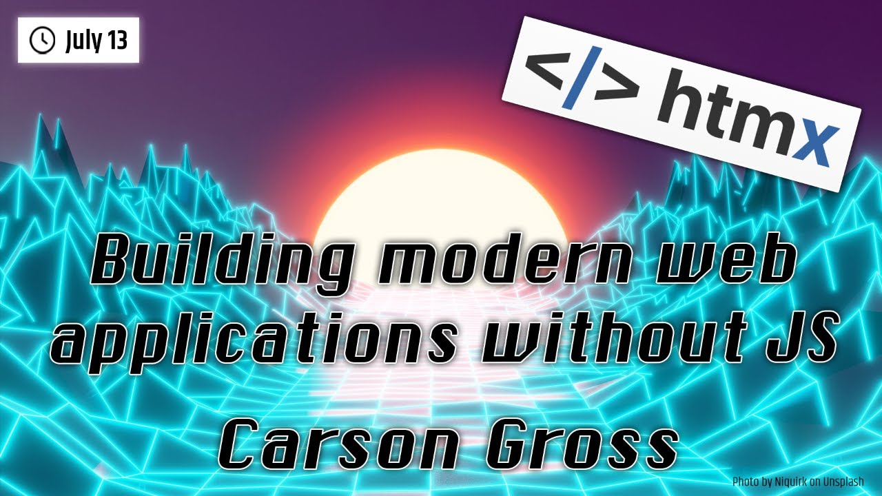 #HTMx: Building modern web applications without JS (with Carson Gross)