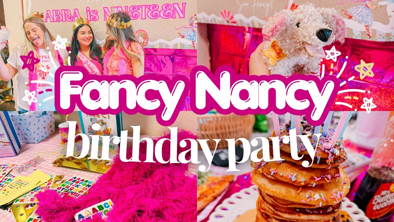 Fancy Nancy-Themed Birthday Party 💕🎀 | Decor, Details & Party Fun