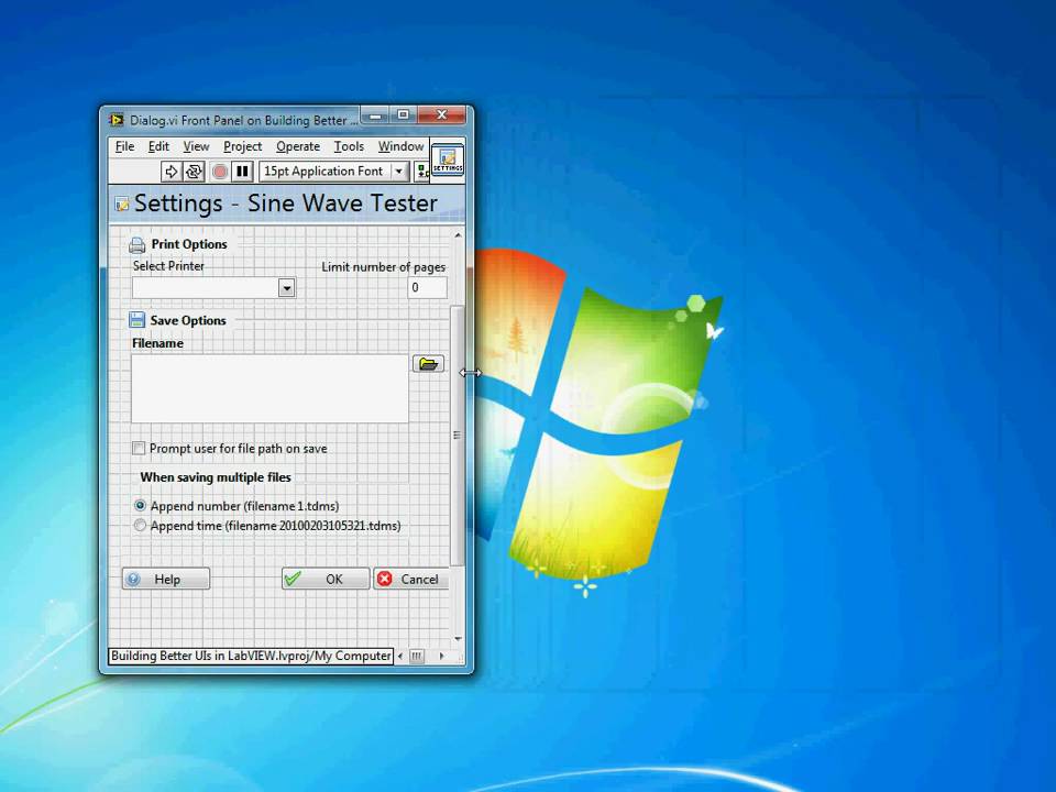 NI LabVIEW UI Tips: Spawn Dialogs