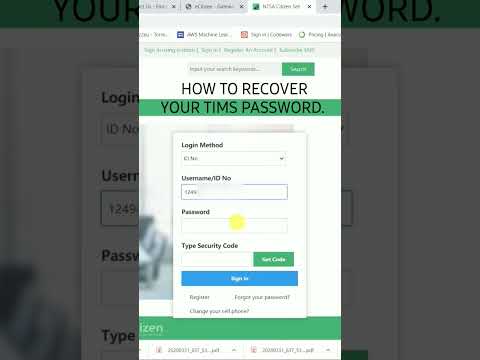 [SOLVED] Change NTSA TIMS Account Password #ntsa