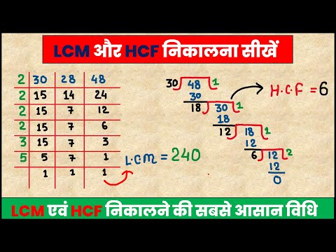 LCM and HCF || Lcm और Hcf निकालना सीखे || lcm hcf kaise nikale | Back to Ncert