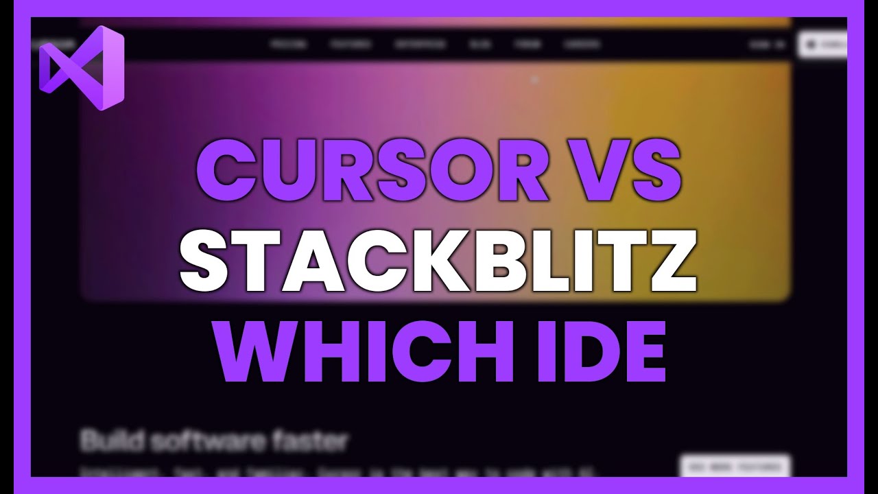 CURSOR vs STACKBLITZ: Which IDE with ARTIFICIAL INTELLIGENCE WILL WIN?
