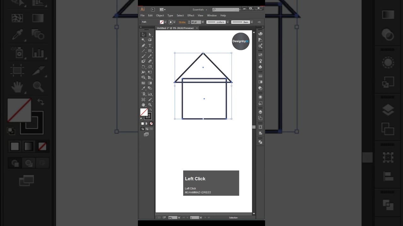 How to Draw modern home Icons