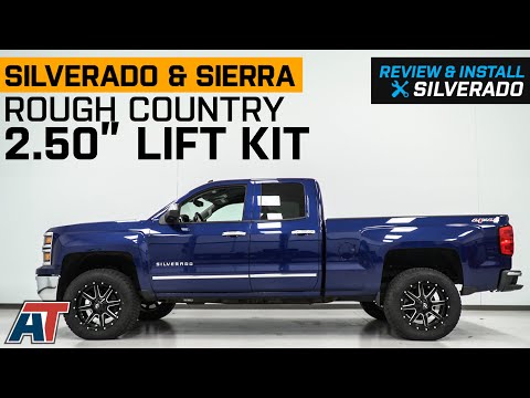 2007-2018 Silverado & Sierra 1500 Rough Country Leveling Lift Kit Review & Install