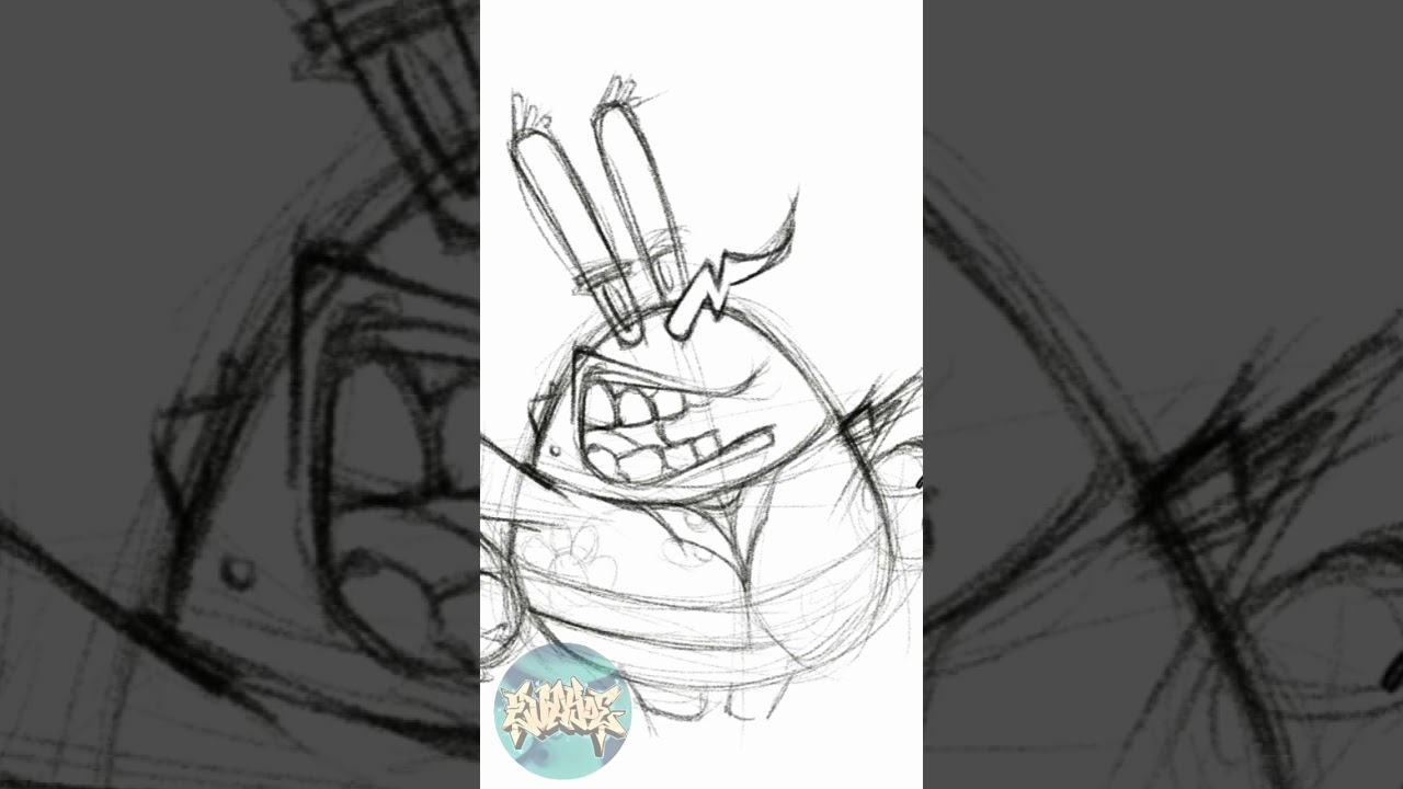 MR.KRABS FROM SPONGEBOB SQUAREPANTS | IPAD PRO PROCREATE