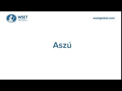 How to say it: Aszú