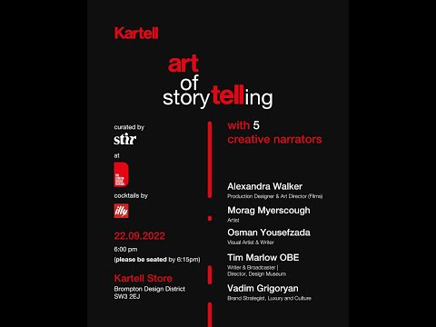 Kartell: ART of StoryTELLing @LondonDesignFestival