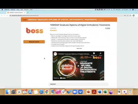 Digital Orthodontic College_how do download file from e-learning portal