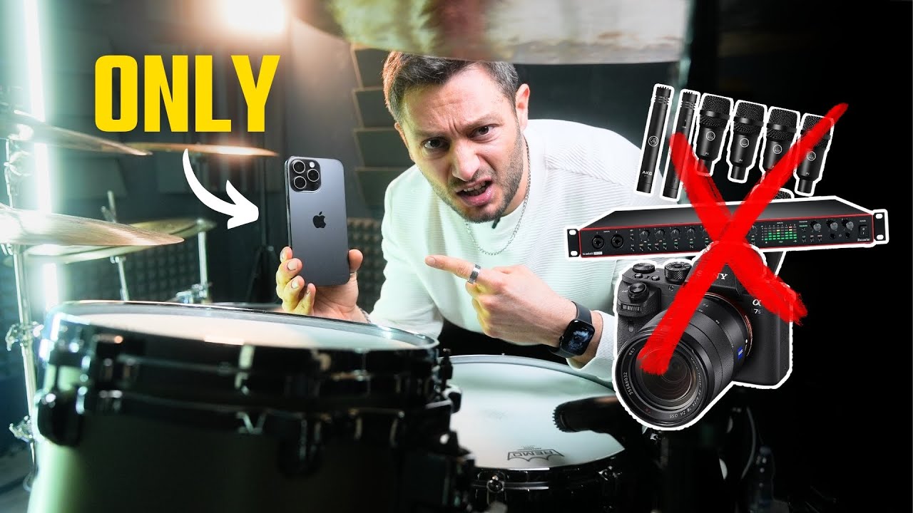 The EASIEST and CHEAPEST setup to make Drum Covers