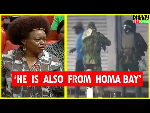 SAD Millie Odhiambo reacts after Mask Seller was Shot Dead by Police in Nairobi Maandamano Homabay