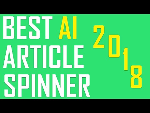 AI Article Spinner And Content Rewriter | Spin Article Just Like Human's Do