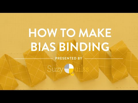 How to Make Bias Binding for Quilts