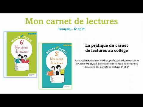 Mon Carnet de lectures 6e - Cahier élève - Ed. 2023 - 30- Grand format ...