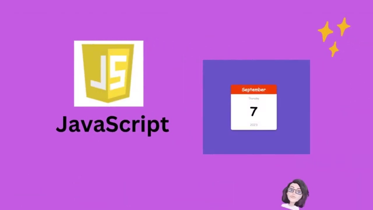 Mini Calendar using HTML, CSS and JavaScript | JavaScript practice Project for beginners