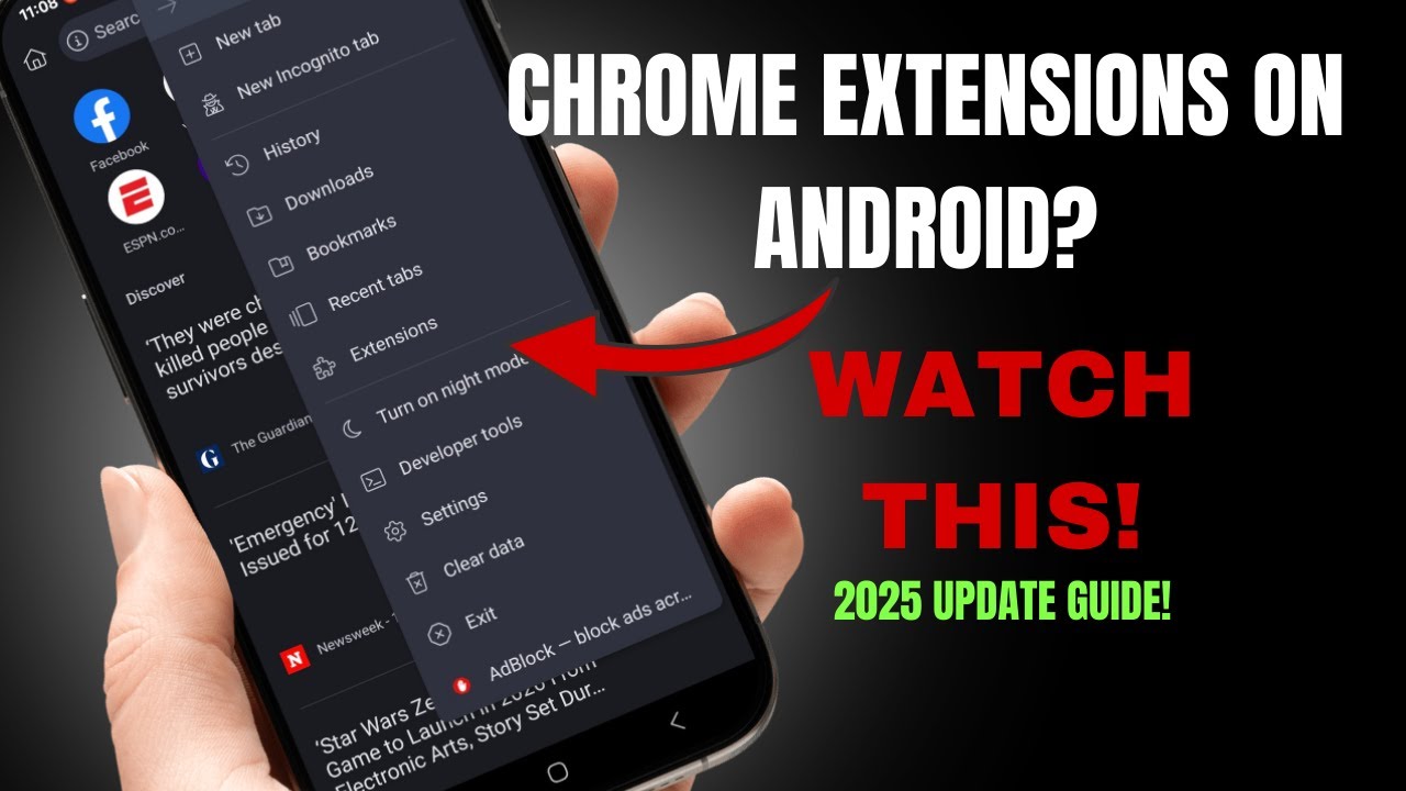 How to Use Google Chrome Extensions on Android (2025 EASY Guide)