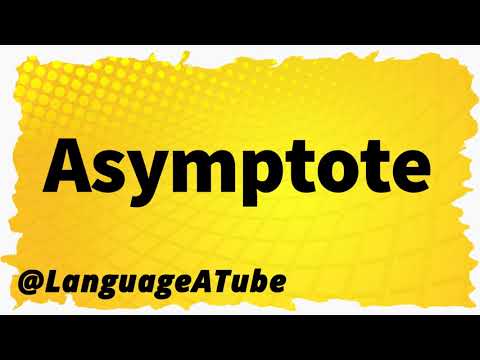 Asymptote Pronunciation ⚡️ How To Pronounce Asymptote!