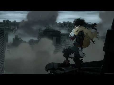 deku in the rain my hero academia (live wallpaper)