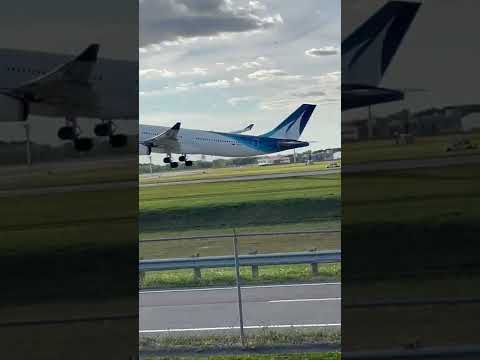WATCH: Corsair Flight TAKES OFF FROM MONTREAL TRudeau AIRPORT