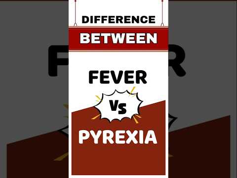 Pyrexia or Fever दोनो एक जैसे है ? #bhushanscience #fevertreatment #pyrexia #bhushansciencenursing