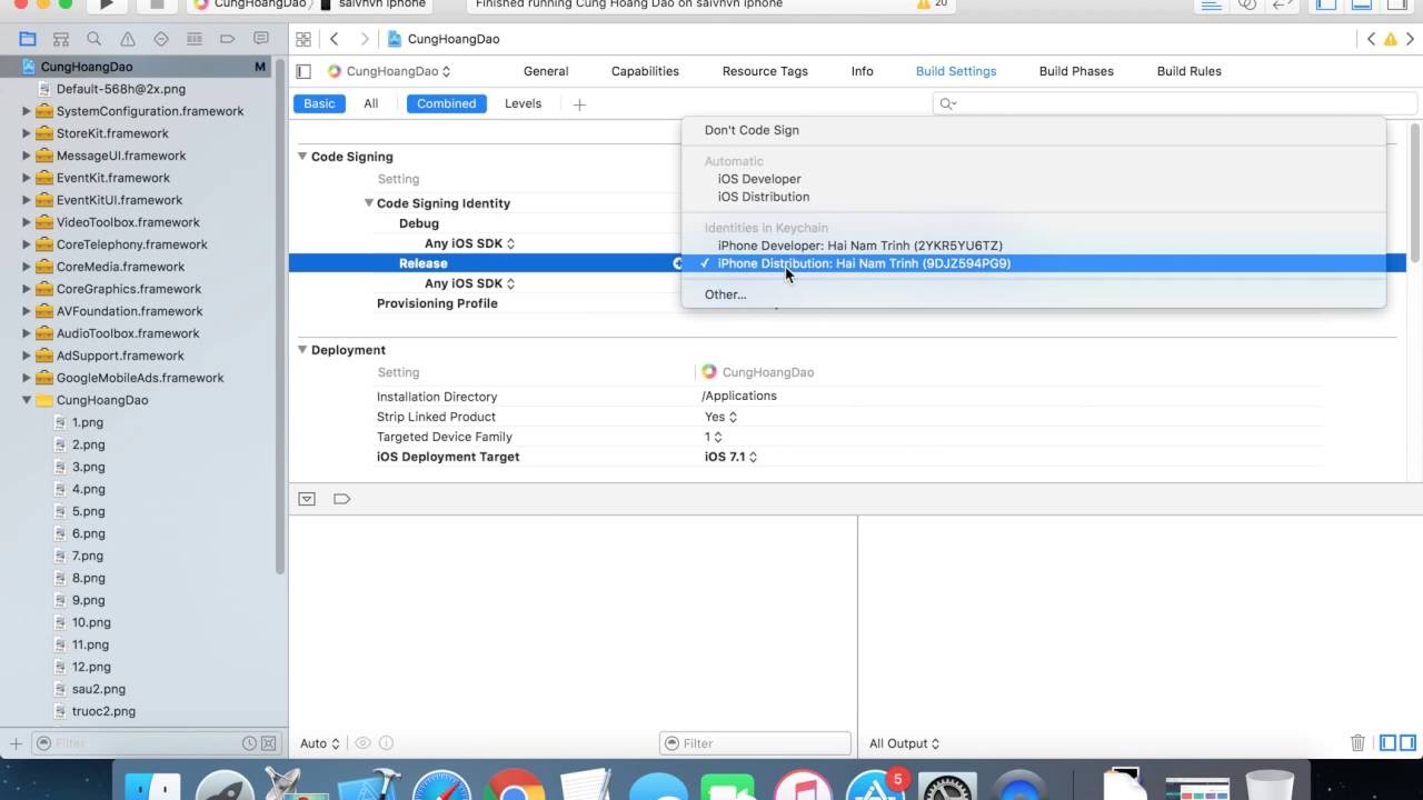XCode Fix Issue: A valid provisioning profile for this executable was not found. Stack Overflow